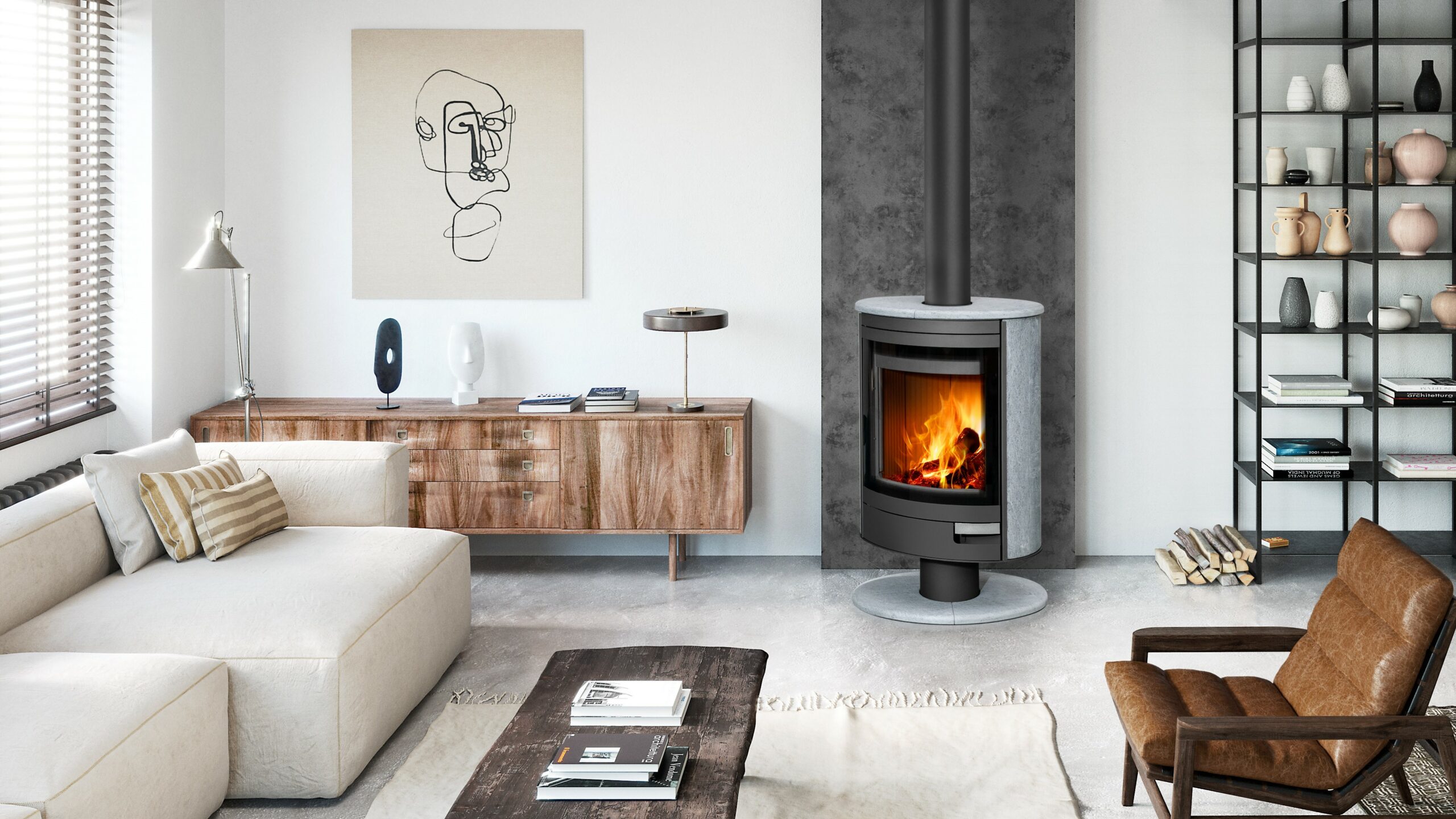 Cheminée ROCAL Ronde Centrale - DCharby